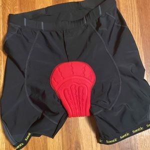 Santic | Shorts | 3 Nwt Santic Black Padded Bike Shorts 3xl Stretches ...